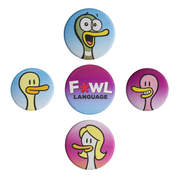 "Fowl Language" Family Button Set – Fowl Language Store